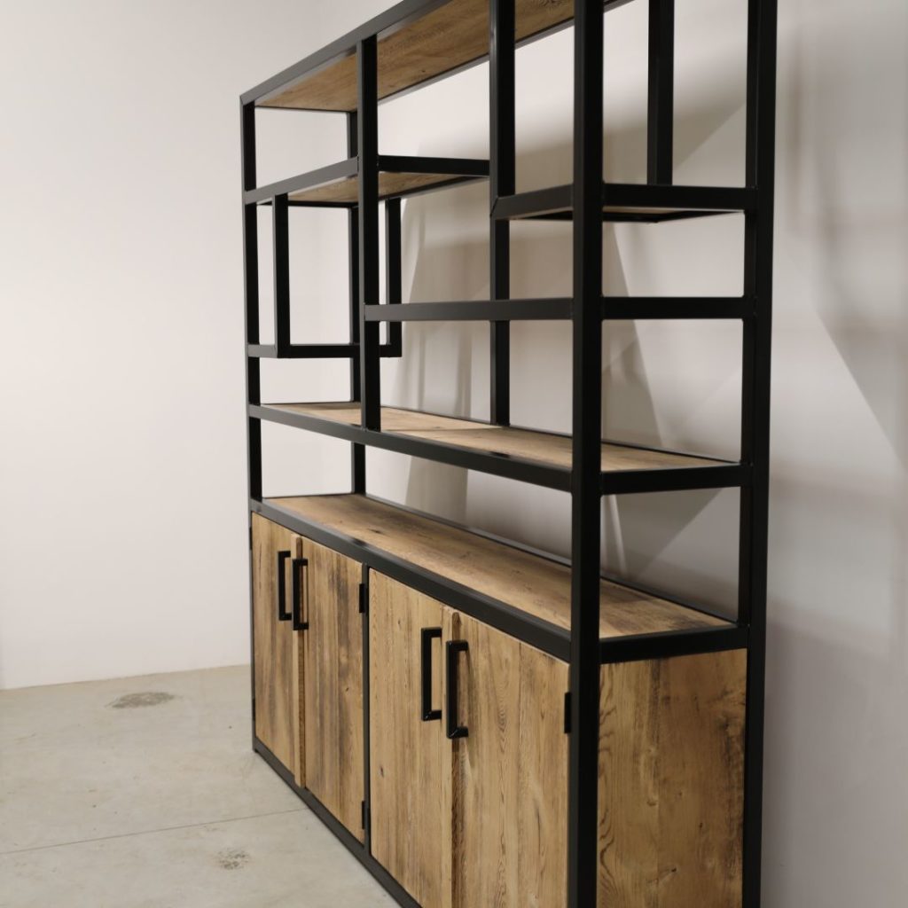 Kast industrieel Jerry in alle afmetingen | Bartsmeubelen